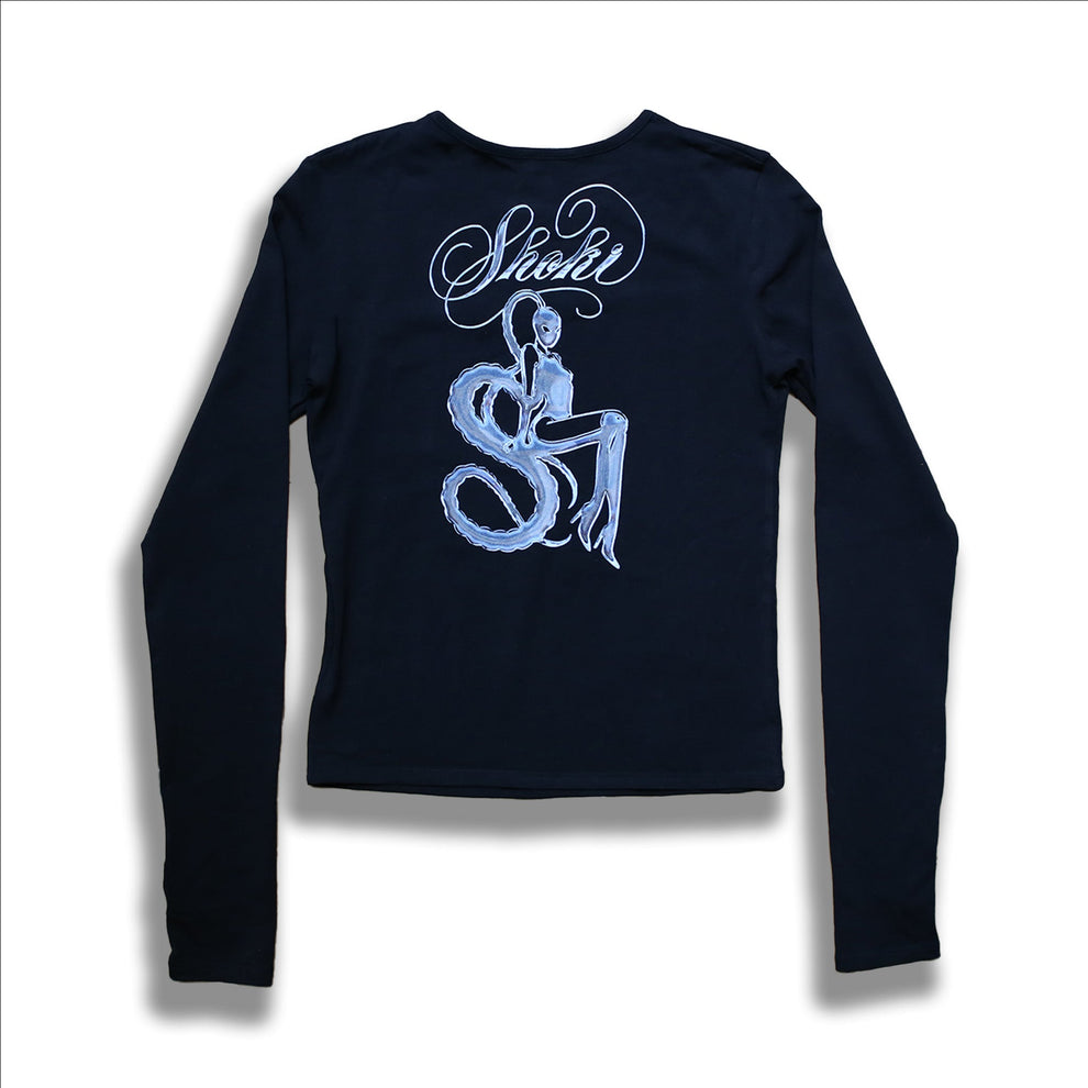 HEART LONGSLEEVE CHROME LOOK – SHOKI SHOP